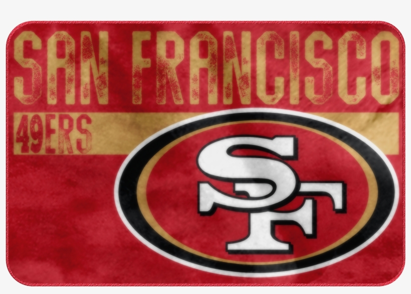 20" X 30" Worn Out Printed Foam Mat - San Francisco 49ers Ios 10 PNG ...
