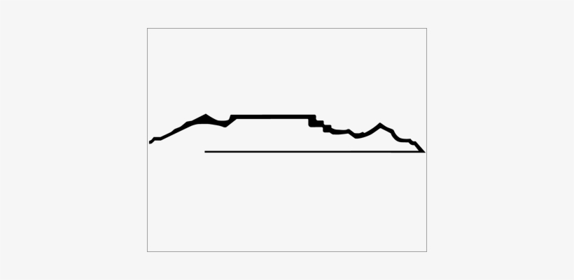 Download Table Mountain / Cape Town / South Africa / Outline - Table ...