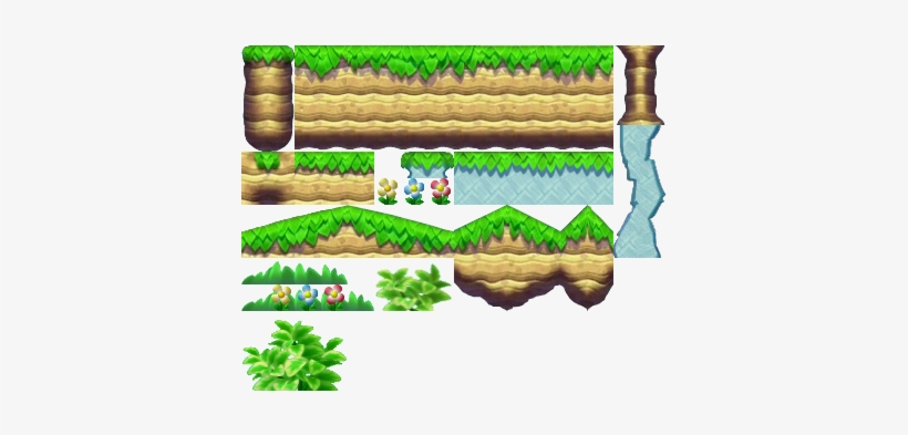 Download Grass Tiles Nsmbu - New Super Mario Bros Grass Tile ...