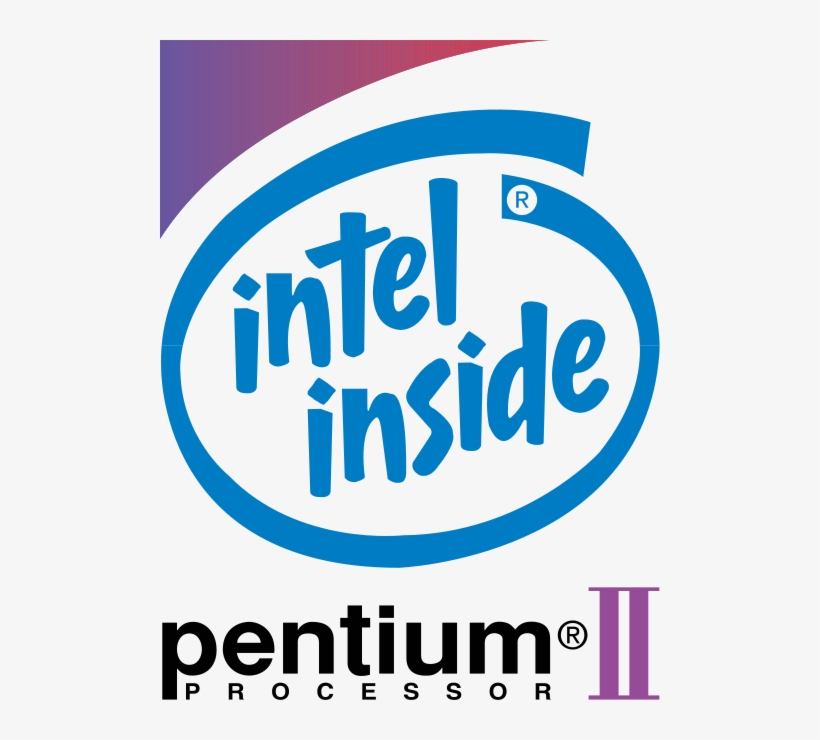 Download 500px-intel Pentium Ii Processor Logo - Intel Pentium Iii 800 ...