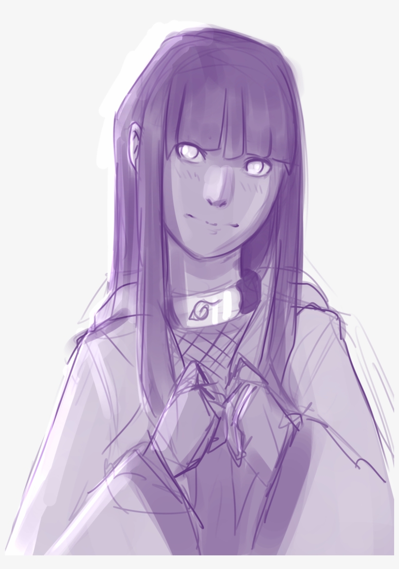 Another Rough Sketch Of Young Hinata Hyuga - Hinata Hyuga PNG Image | Transparent PNG Free ...