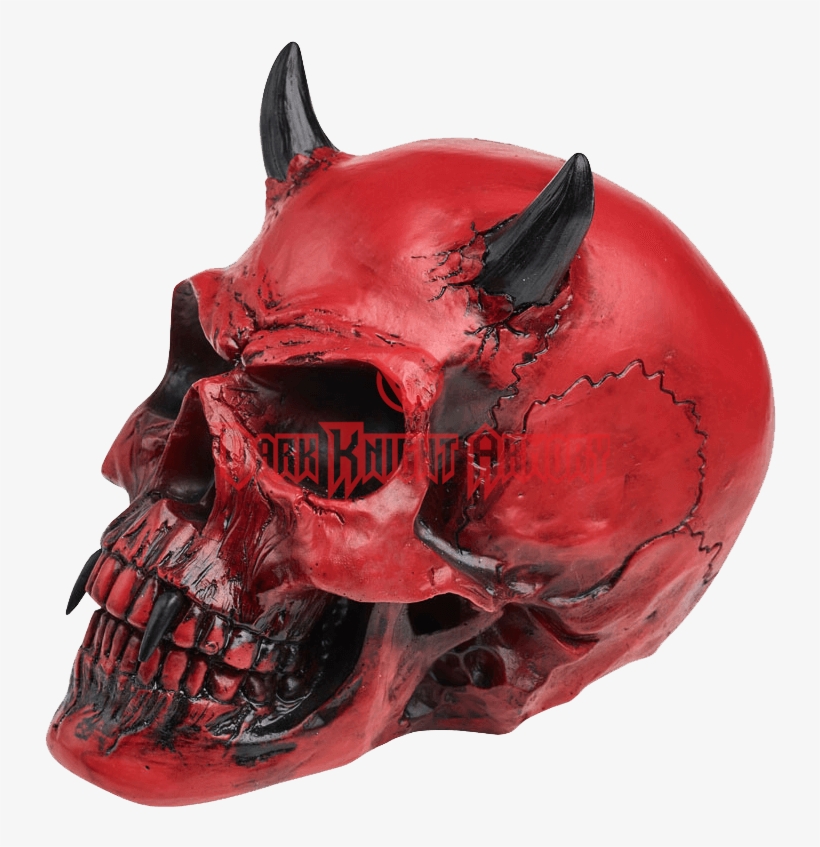 Alchemy Gothic Crimson Demon Skull V43 PNG Image | Transparent PNG Free ...