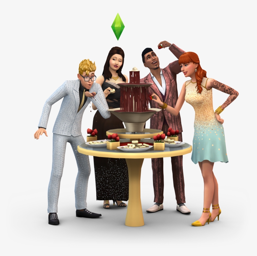 Ts4 515 Sp01 Fountain 01 004b 4k Flat 17607809172 A89cb5aa36 - Sims 4 Party PNG Image ...