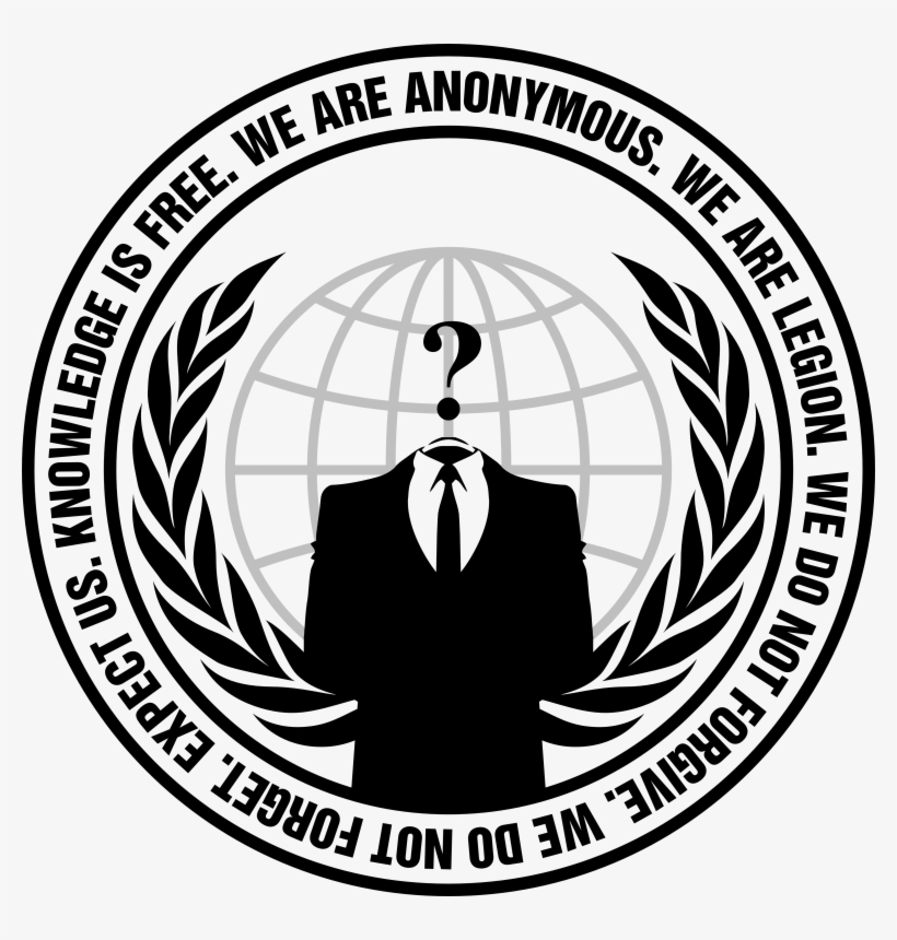 Anonymous Logo With Slogan Transparent By Anondesign-d6rv2qa ...