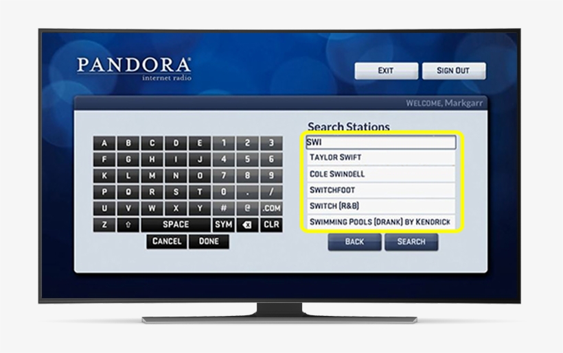 Stream Pandora On Your Tv And Discover New Music - Pandora Radio PNG ...
