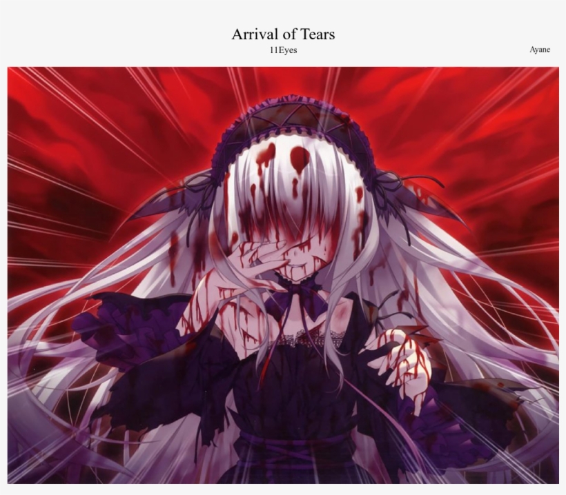Download Print - Arrival Of Tears Anime | Transparent PNG Download ...