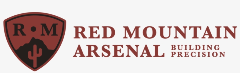 Red Mountain Arsenal Logo Tagline One Color On Black PNG Image ...
