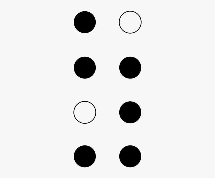 File - Braille8 Dots-125678 - Svg - Braille Pattern Dots-3 PNG Image ...