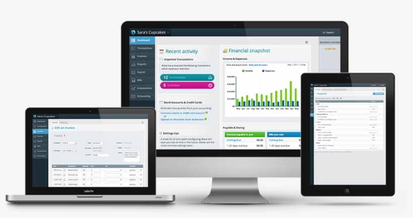 Invoicing - Wave Accounting Ads PNG Image | Transparent PNG Free ...