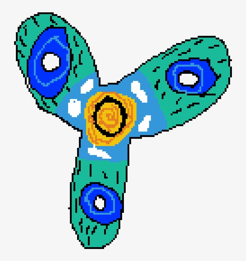Fidget Spinner Sunny Day Design - Butterfly PNG Image | Transparent PNG ...
