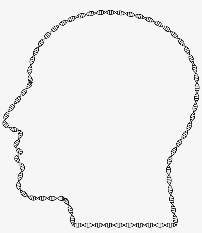 Helix Man Head Big Image Png - Head Man Line Art PNG Image ...