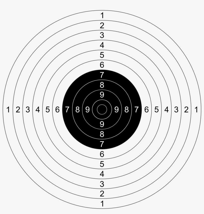 Open - Pistol Target PNG Image | Transparent PNG Free Download on SeekPNG
