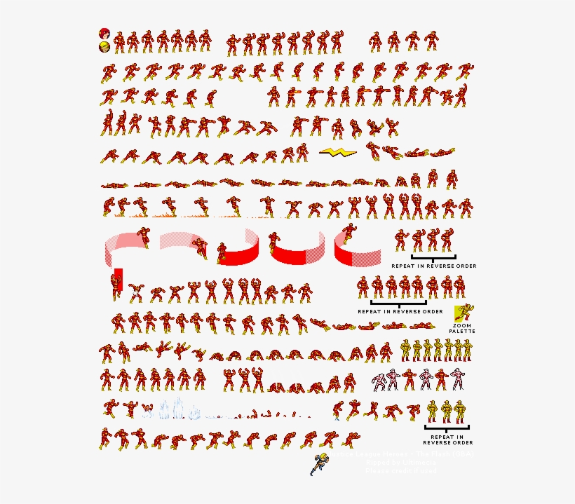 The Flash & Zoom - Flash Sprite Png PNG Image | Transparent PNG Free ...