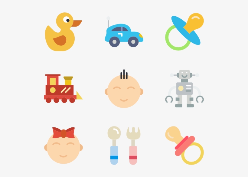Baby Collection - Baby Toys Vector Png PNG Image | Transparent PNG Free ...