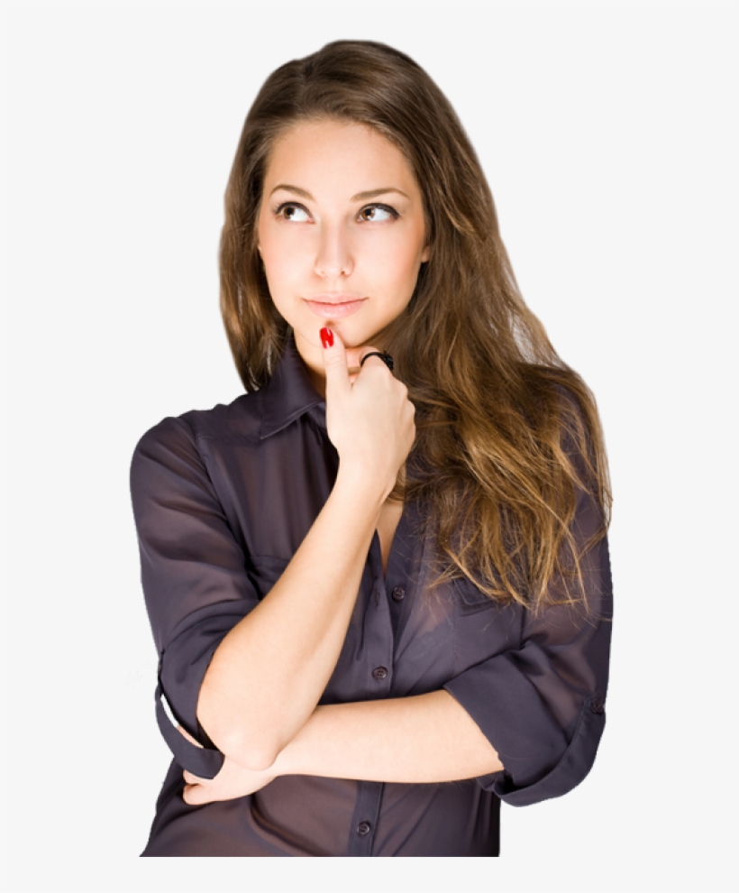 Download Thinking Woman Png Free Download - Woman Thinking Png ...