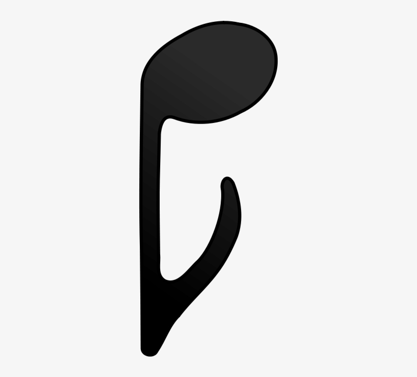 Download - Colcheia Haste Para Baixo PNG Image | Transparent PNG Free ...