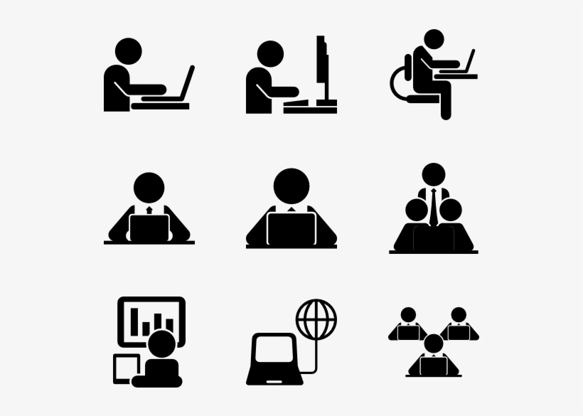Computer Workers - Computer Team Icon Png PNG Image | Transparent PNG ...