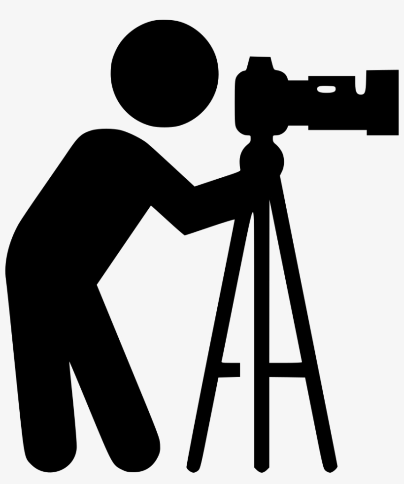 Photographer Free Icon - Cameraman Symbol Png PNG Image | Transparent PNG Free Download on SeekPNG