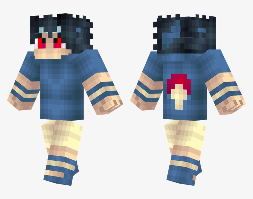 Download Sasuke - Skin Do Sasuke Minecraft | Transparent PNG Download ...
