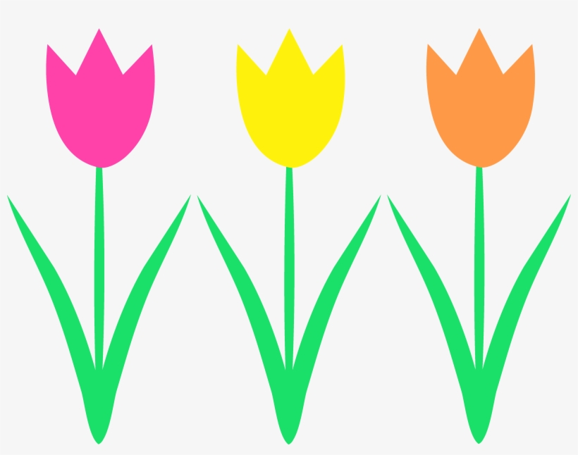 Cute Spring Tulips Design - Hello Kitty Clipart Png PNG Image ...