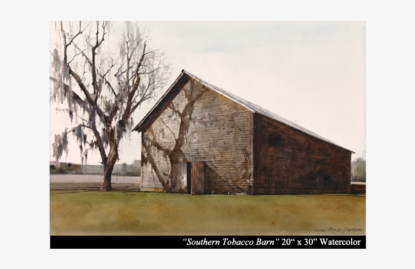 Dean Mitchell Studio - Tobacco Barn PNG Image | Transparent PNG Free ...