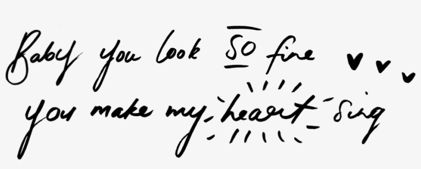 Baby You Look So Fine Text - Png Text For Baby PNG Image | Transparent ...