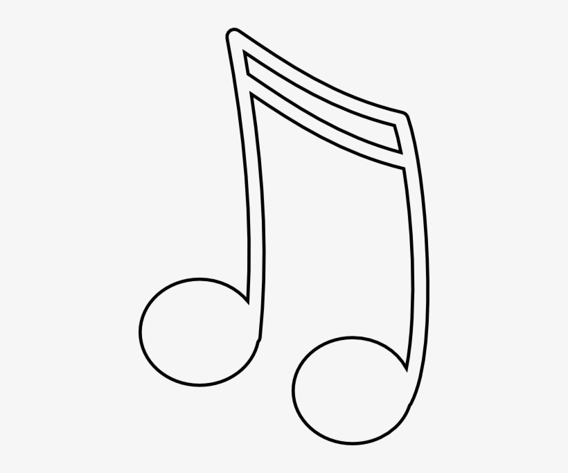 Free Vector Sixteenth Notes, Joined In A Pair Clip - Music Note ...