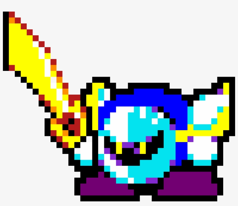 Meta Knight Unmasked Sprite