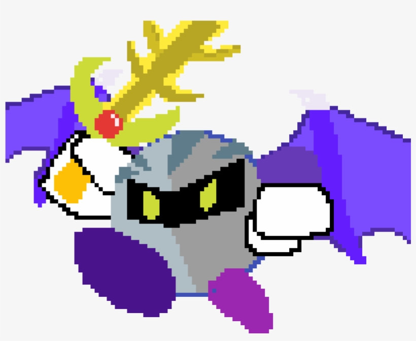 Download Meta Knight - Youtube Play Button Pixel Art | Transparent PNG ...