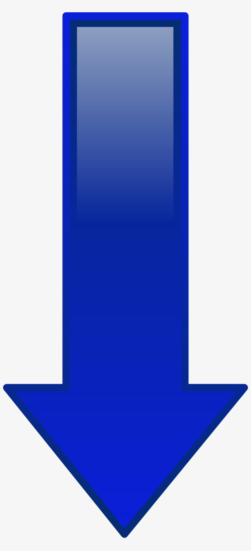 This Free Icons Png Design Of Arrow Down Blue PNG Image | Transparent ...