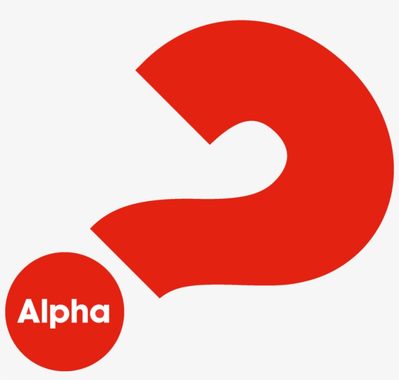 Alpha Question Mark - Alpha Course PNG Image | Transparent PNG Free ...