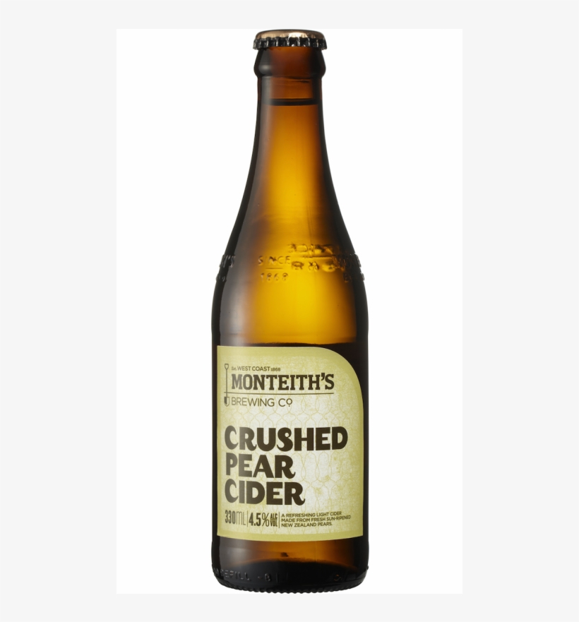 Monteith's Crushed Pear Cider - Monteiths Crushed Pear Cider PNG Image ...