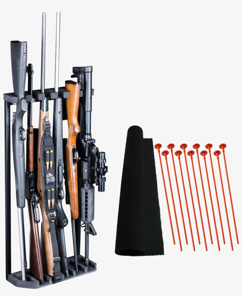 Swing Out Gun Rack System- 6 Gun - Firearm PNG Image | Transparent PNG ...