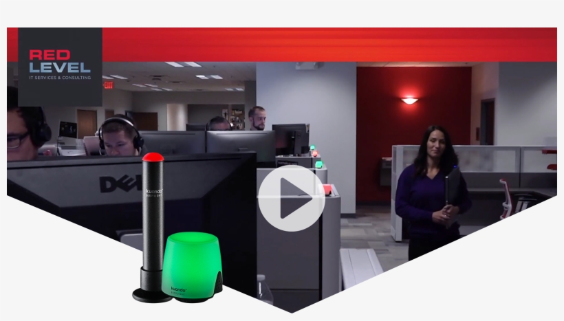 Plenom Kuando Busylight Red Level Button Play - Office PNG Image ...