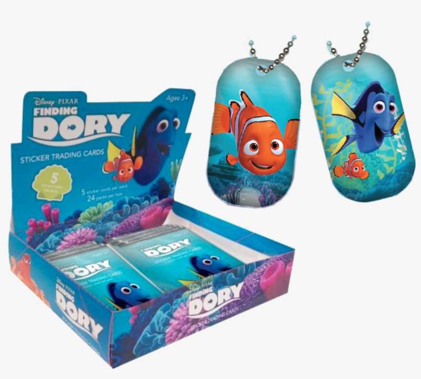 Upper Deck Finding Dory Collectible Dog Tags - Finding Dory Sticker ...