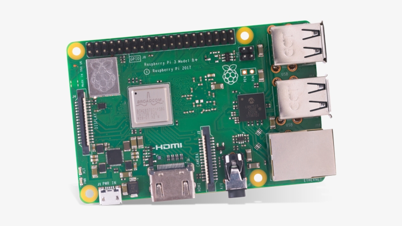 Raspberry Pi 3 Model B - Raspberry Pi 3 Model B Plus PNG Image ...