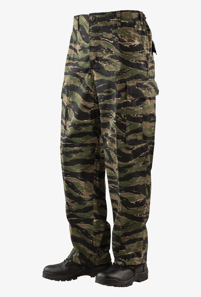 Bdu Pants Vietnam Tiger Stripe Truspec - Trousers PNG Image ...
