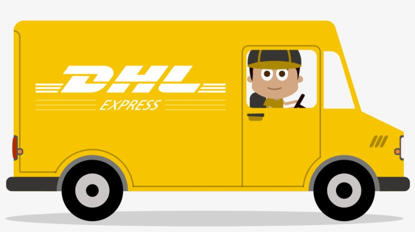 Download Illustration Of A Dhl Van - Dhl Van Png | Transparent PNG ...