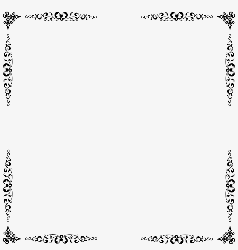 Elegant Border Vector Png Download PNG Image | Transparent PNG Free ...