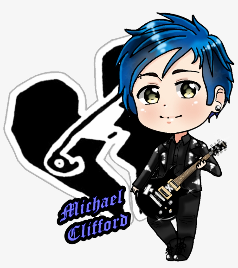 Michael Clifford Signature Transparent