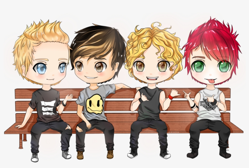 Seconds Of Summer Band In America Sos Pinterest Sos - 5sos Kawaii PNG ...
