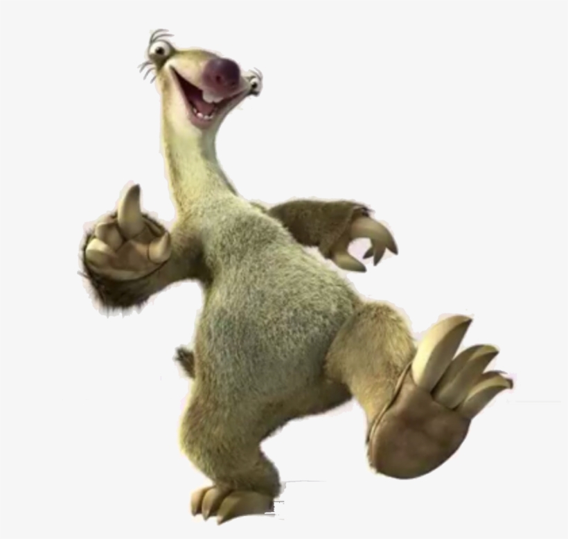 Sid Pose - Sloth Of The Ice Age PNG Image | Transparent PNG Free ...
