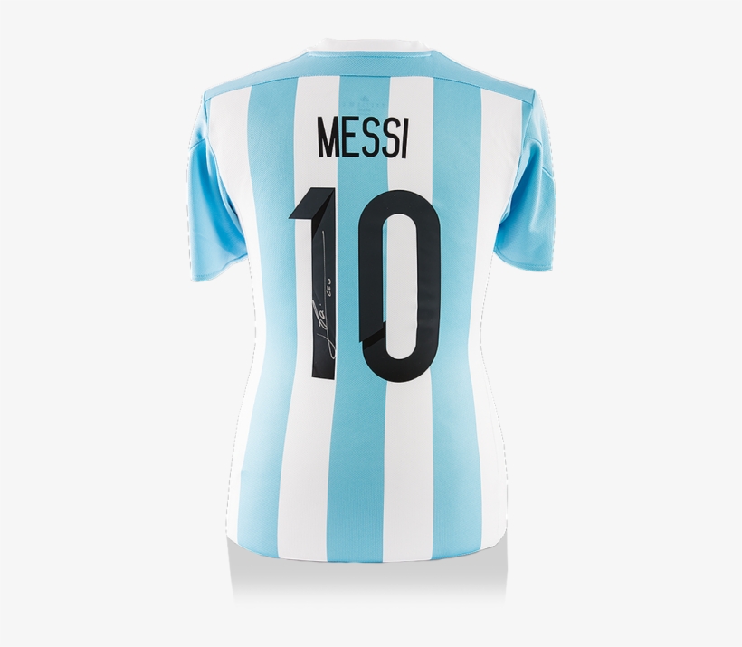 Zoom - Lionel Messi Official Back Autographed Signed Argentina PNG ...