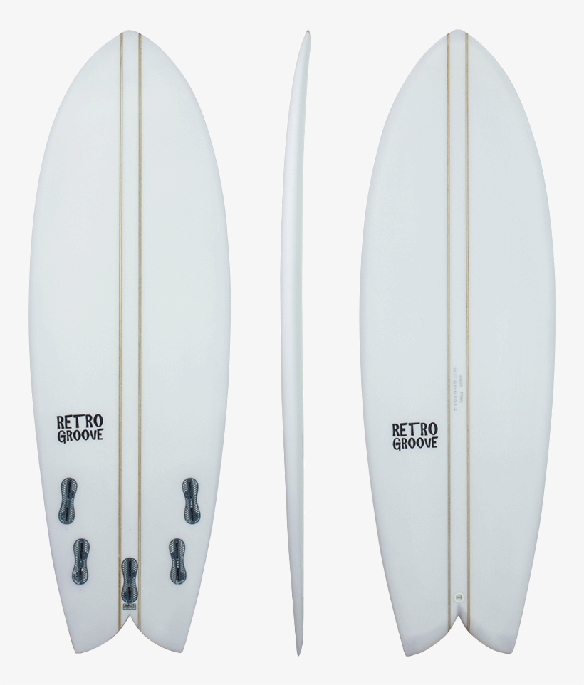 Retro Groove 'moon Slap' Shortboard - Tomo Evo 5 8 PNG Image ...