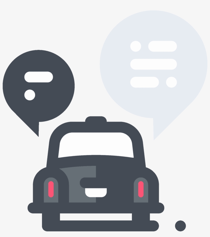 Chat With Taxi Driver Icon - Car PNG Image | Transparent PNG Free ...