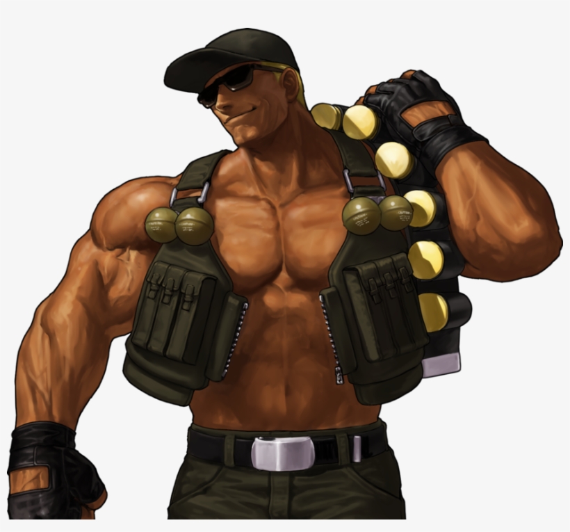 Clark Still Kof Xiii Winning Portrait Art Render - King Of Fighters ...