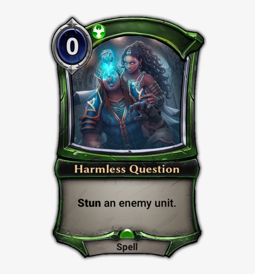Harmless Question - Eternal Card Game Harsh Rule PNG Image ...