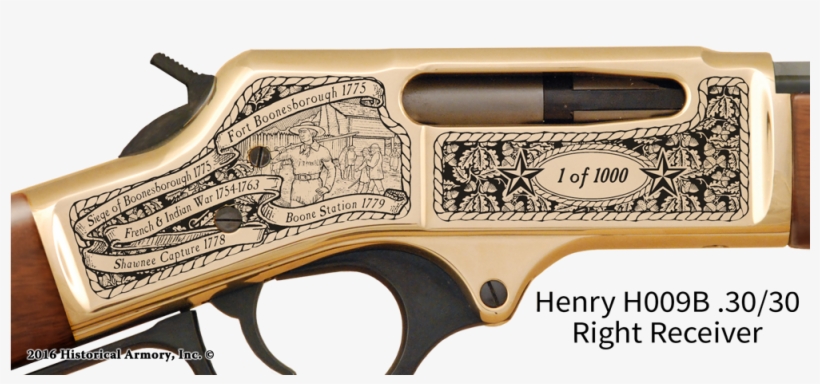 Daniel Boone Limited Edition Engraved Rifle - Henry Rifle Trucker ...