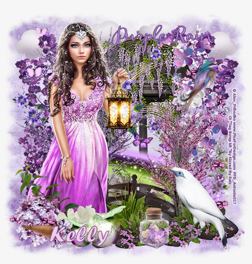 Purple Rain - Barbie PNG Image | Transparent PNG Free Download on SeekPNG