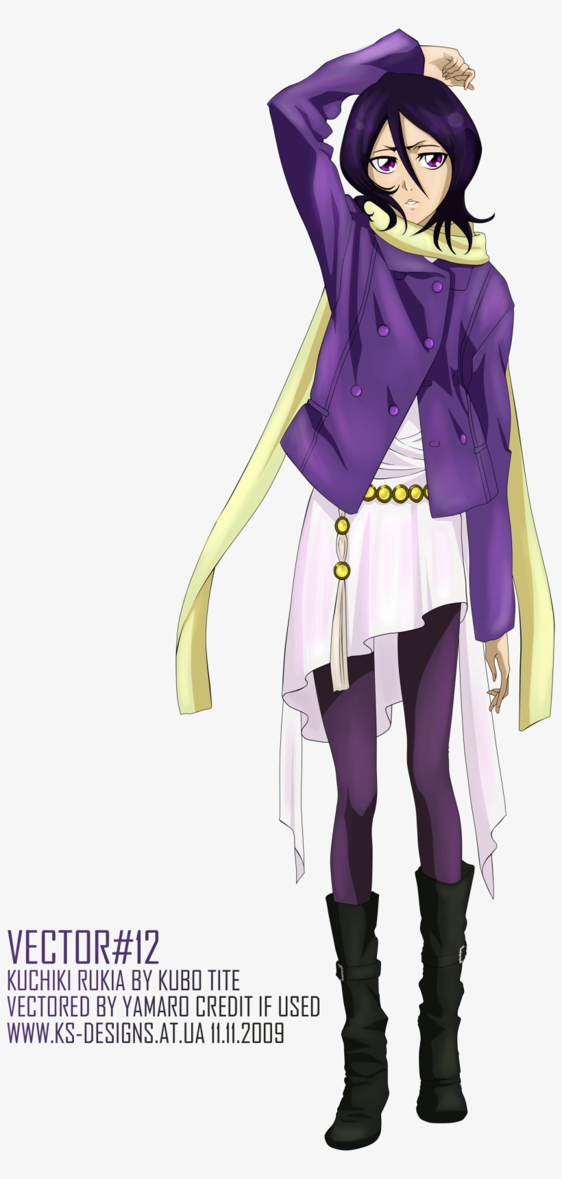 Download Kuchiki Rukia / Series - Rukia Clothes | Transparent PNG ...